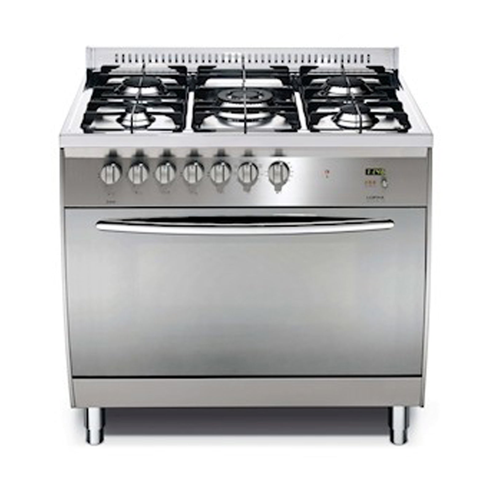 Lofra Cooker 80 Cm 5 Gas Burners Wide Curve Door Stainless