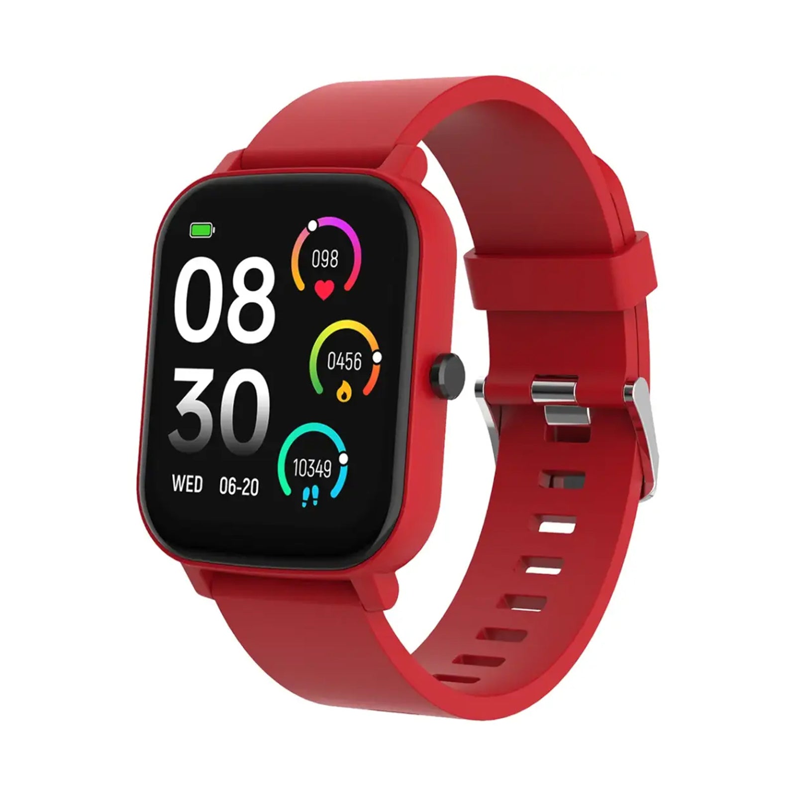 Porodo Active Pro Smart Watch 1 80 Hd Display Red